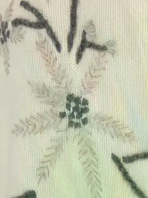 P.a.r.o.s.h Floral-embroidered Roll-neck Sweater