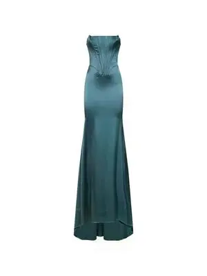 Giuseppe Di Morabito Strapless Bustier Asymmetric Gown