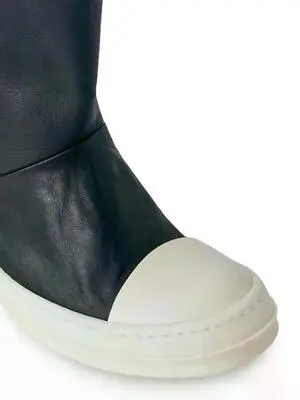 Rick Owens Leather Toe-cap Boots