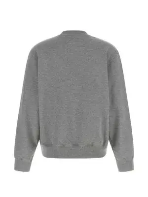 MAISON MARGIELA Logo-print White Stitch Sweater