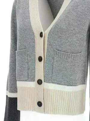 Lorena Antoniazzi Colour-block Button-up Cardigan