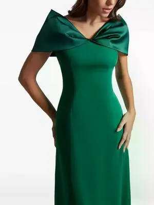 CRISTALLINI Bel Air Off-shoulder Maxi Dress
