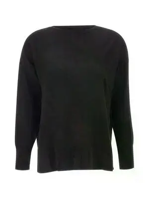 ELENA MIRÒ Round-neck Sweater - Black