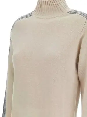 Lorena Antoniazzi High-neck Stripe-detail Sweater