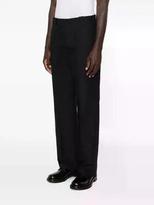 Prada Logo Plaque Trousers