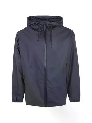 Rains Hooded Zip-up Jacket - Blue