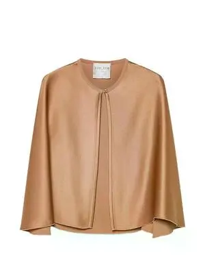 FORTE_FORTE Satin-finish Cape - Neutrals