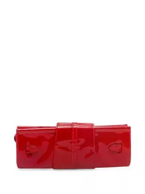 JIMMY CHOO Tulita Buckle Clutch Bag