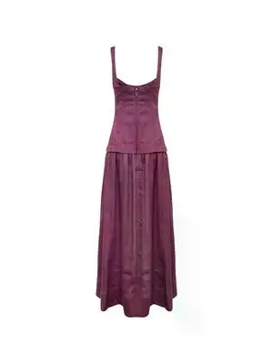 Acler Reeve Pleated Maxi Dress