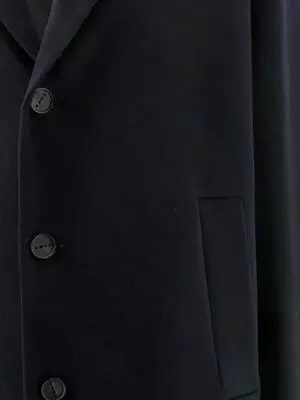 HEVO Cassano Single-breasted Coat - Blue