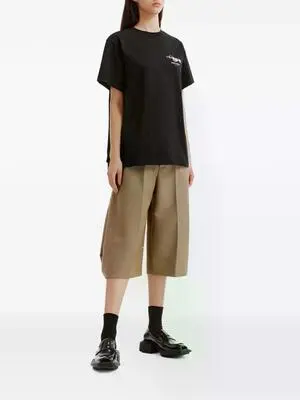 ADER ERROR Logo-print Pleated T-shirt