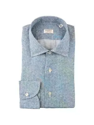 BORRIELLO NAPOLI Houndstooth-pattern Shirt