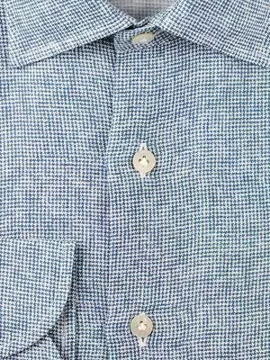 BORRIELLO NAPOLI Houndstooth-pattern Shirt