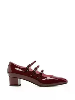 CAREL Kina Triple-strap Pumps - Red