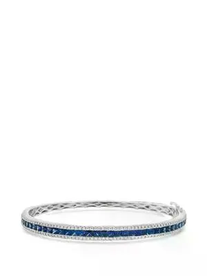 LISA NIK Sapphire And Diamond Bracelet - Silver