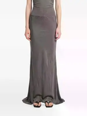 Rick Owens Ribbed-waistband Panelled Skirt