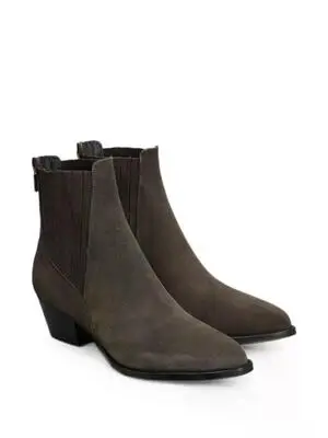 FABIO RUSCONI Elasticated-side Zip-up Ankle Boots