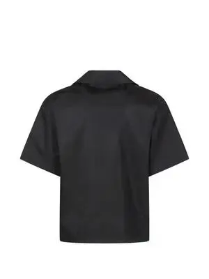 Prada Re-nylon Logo-plaque Shirt