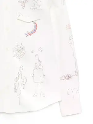 MAISON MARGIELA Graphic-print Long-sleeve Jacket