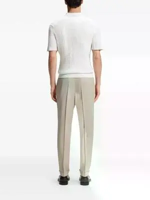 BOSS Cable-knit Polo Shirt