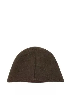 UMA WANG Cashmere Bucket Hat - Brown