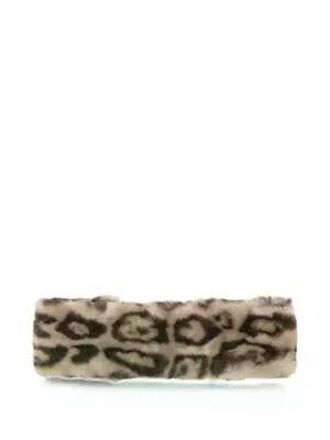 Apparis Leopard-print Faux-fur Headband