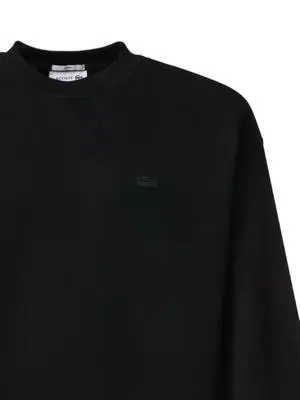 Lacoste Heavy Fleece Sweatshirt With Embroidered Crocodile