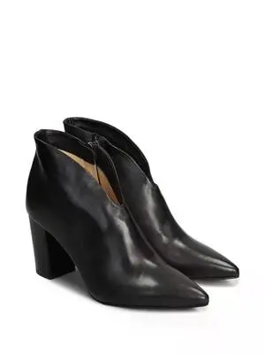 THE SELLER Pointed-toe V-cut Boots - Black