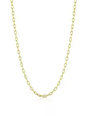 LEIGH MAXWELL Toggle Oval Link Necklace - Gold