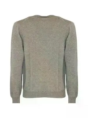 CRUCIANI Crew-neck Long-sleeve Cashmere Sweater