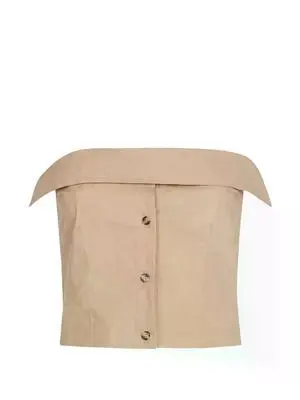 Nanushka Deidre Off-shoulder Top - Neutrals