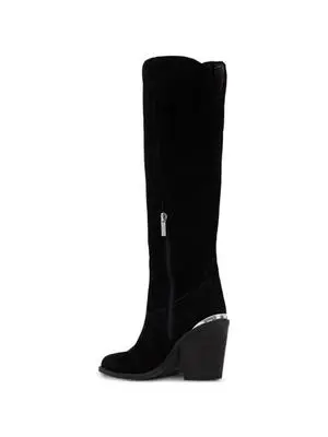 Guess Embroidered Western-style Boots