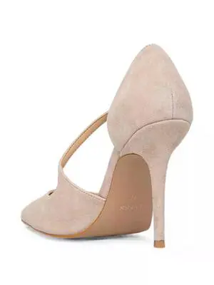 Guess Pointed-toe Buckled-strap Pumps