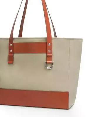 Marni Leather-trim Canvas Tote Bag