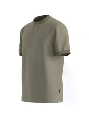 BOSS Ribbed-trim Wool T-shirt