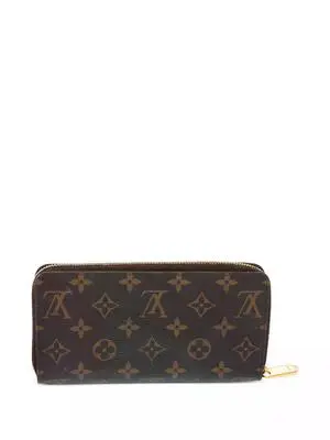 LOUIS VUITTON Monogram Zippy Wallet - Brown