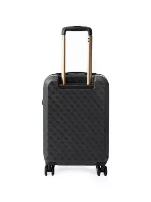 Guess Monogram-print Logo-plaque Suitcase