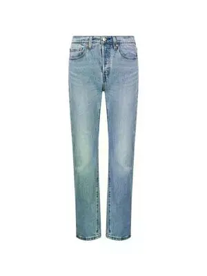 LEVI'S 501 Logo-patch Straight-leg Jeans