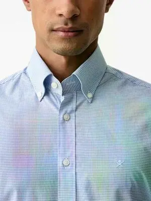 HACKETT LONDON Gingham-check Button-down Shirt