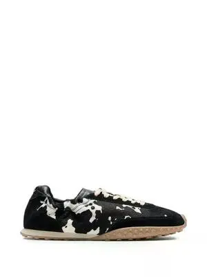 HOFF Bridge Animal-print Paneled Sneakers - Black