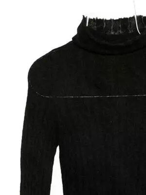 HAIKURE Cable-knit Bodysuit With Long Sleeves