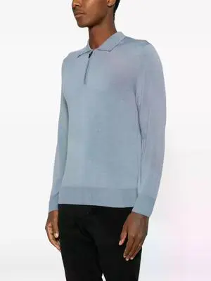 Canali Quarter-zip Polo Shirt
