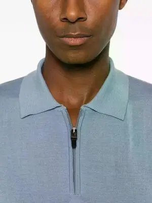 Canali Quarter-zip Polo Shirt