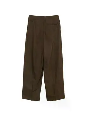 Alberta Ferretti Pleated Wide-leg Trousers
