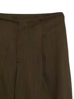 Alberta Ferretti Pleated Wide-leg Trousers
