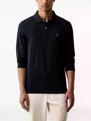 Guess Logo Patch Polo - Blue