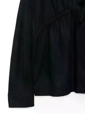 THELATEST Drawstring-waist Long-sleeve Shirt