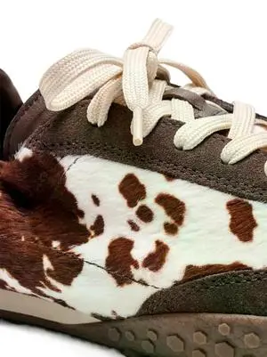 HOFF Bridge" Cow-print Calf-hair Sneakers