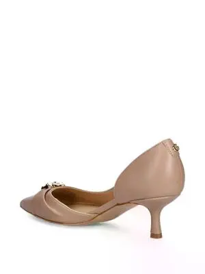 Guess Logo Plaque Pointed-toe Pumps