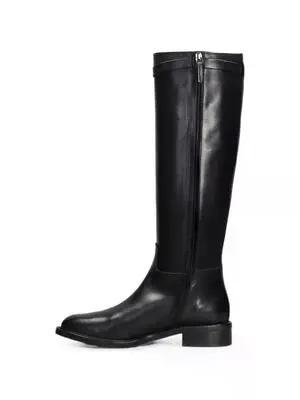 JULIE DEE Buckle-detail Leather Boots